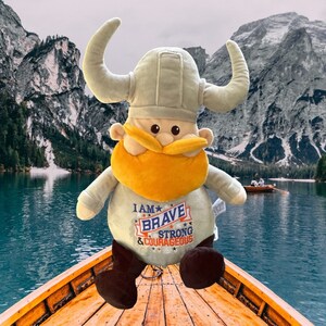 Viking Mascot, Vikings Football, Plush Animal, Birth Announcement ...