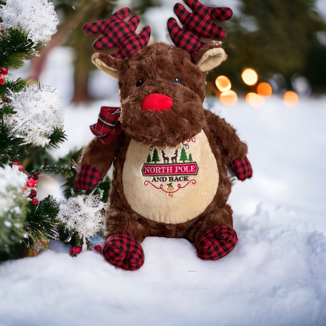 Rudolph Reindeer, Night Before Christmas, Christmas Plush, Holiday ...