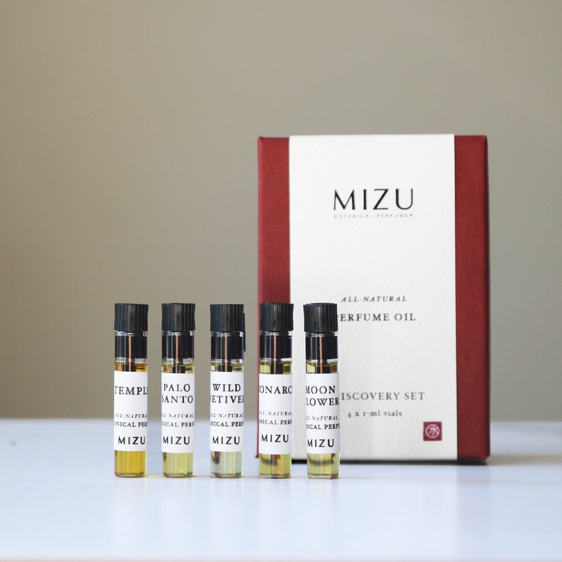 ALL NATURAL Botanical Perfume Oil Discovery Set | All Genders - Etsy