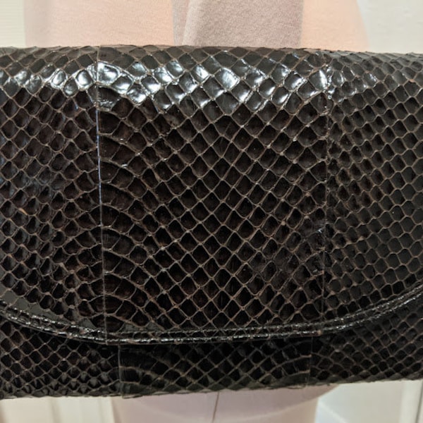 Snake Skin Crossbody Bag - Etsy