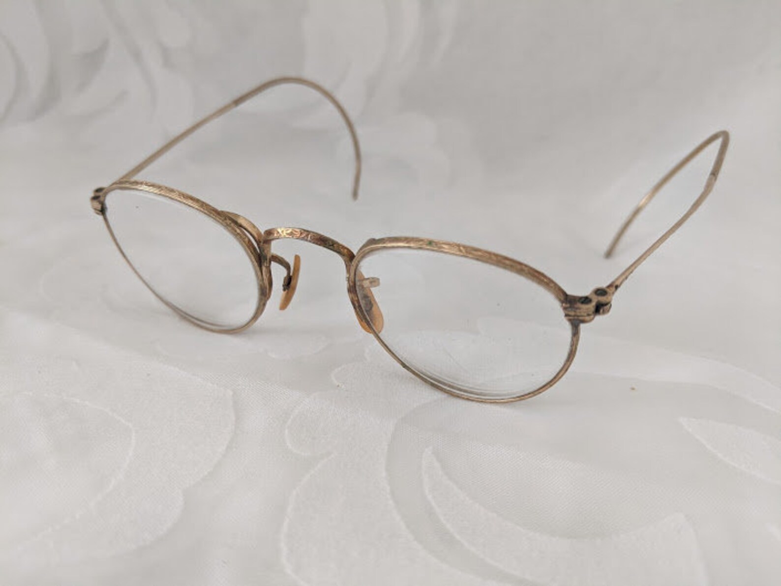 Antique Bausch & Lomb Rx Round Wire Eyeglass Frame. 12K Gold - Etsy