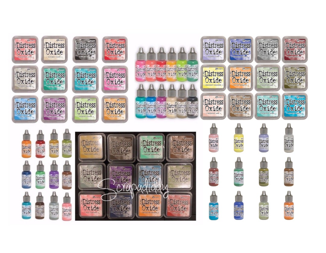 Release 1, 2 & 3- Ranger Tim Holtz DISTRESS OXIDE Ink Pads and Reinkers ...