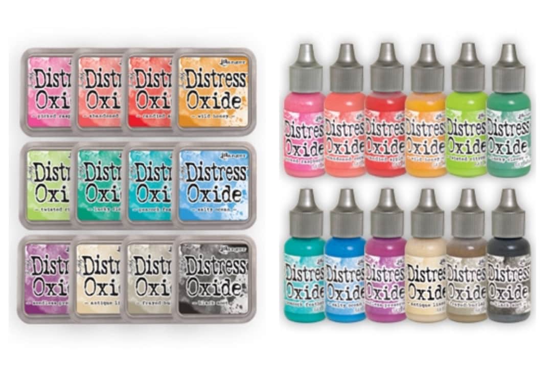 RELEASE 2- Ranger Tim Holtz DISTRESS OXIDE Ink Pads and Reinkers - Set ...