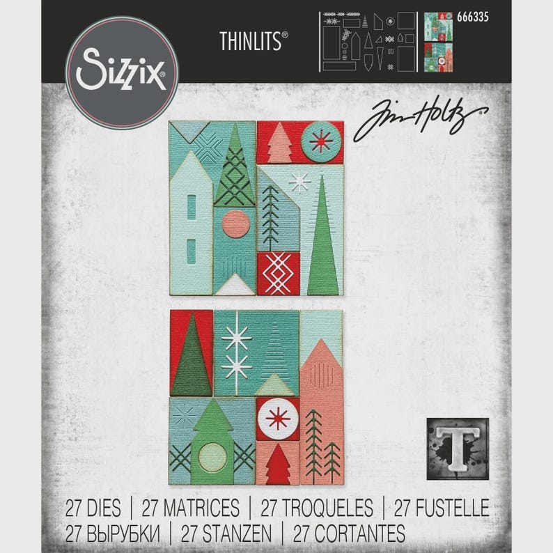 Tim Holtz 2023 Christmas Sizzix Dies- YOU PICK (colorize Candle Shop ...