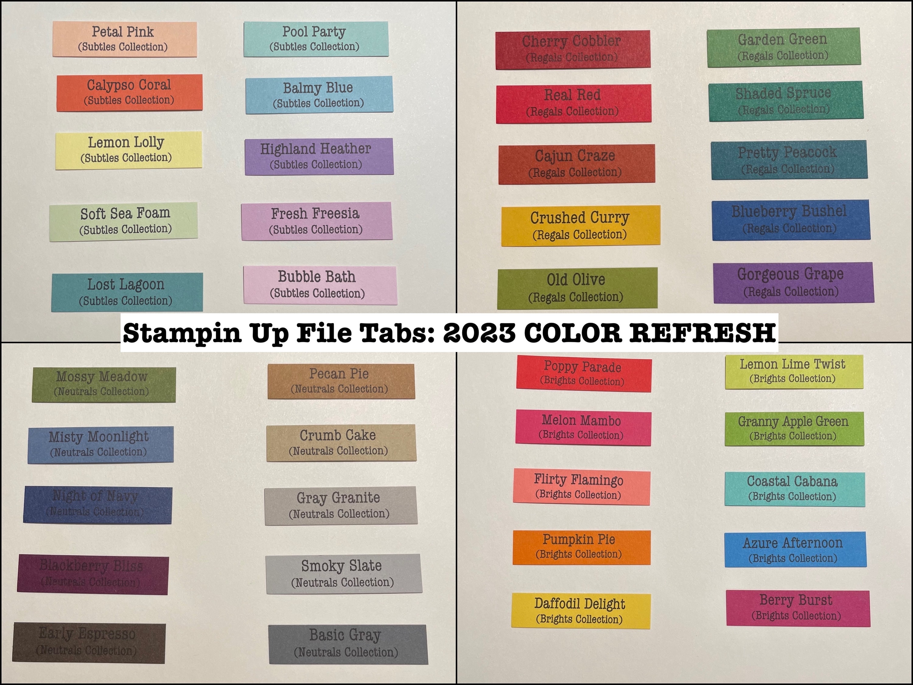 Stampin up Complete Color COLLECTION + IN-COLOR 2024-2026 & 2025-2027 ...