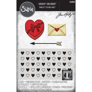 Sizzix Tim Holtz SIDEKICK SIDE ORDER Thinlits + Texture Fades Embossing Folder 2024 Release - Etsy