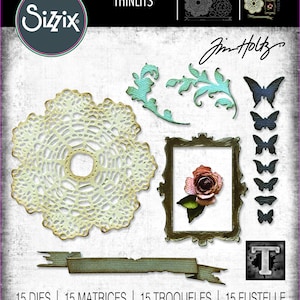 Tim Holtz 2024 Everyday Sizzix VAULT Thinlits Dies- U PICK (picture Show, Boutique, Matchbox ...