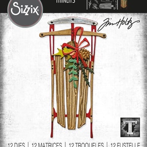 Tim Holtz 2023 Christmas Sizzix Dies- YOU PICK (colorize Candle Shop ...