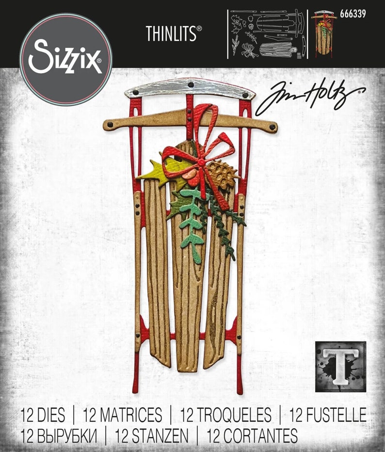 Tim Holtz 2023 Christmas Sizzix Dies- YOU PICK (colorize Candle Shop ...