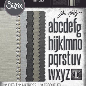 Tim Holtz 2025 Spring Sizzix VAULT Dies- U PICK (industrial, Atomic ...