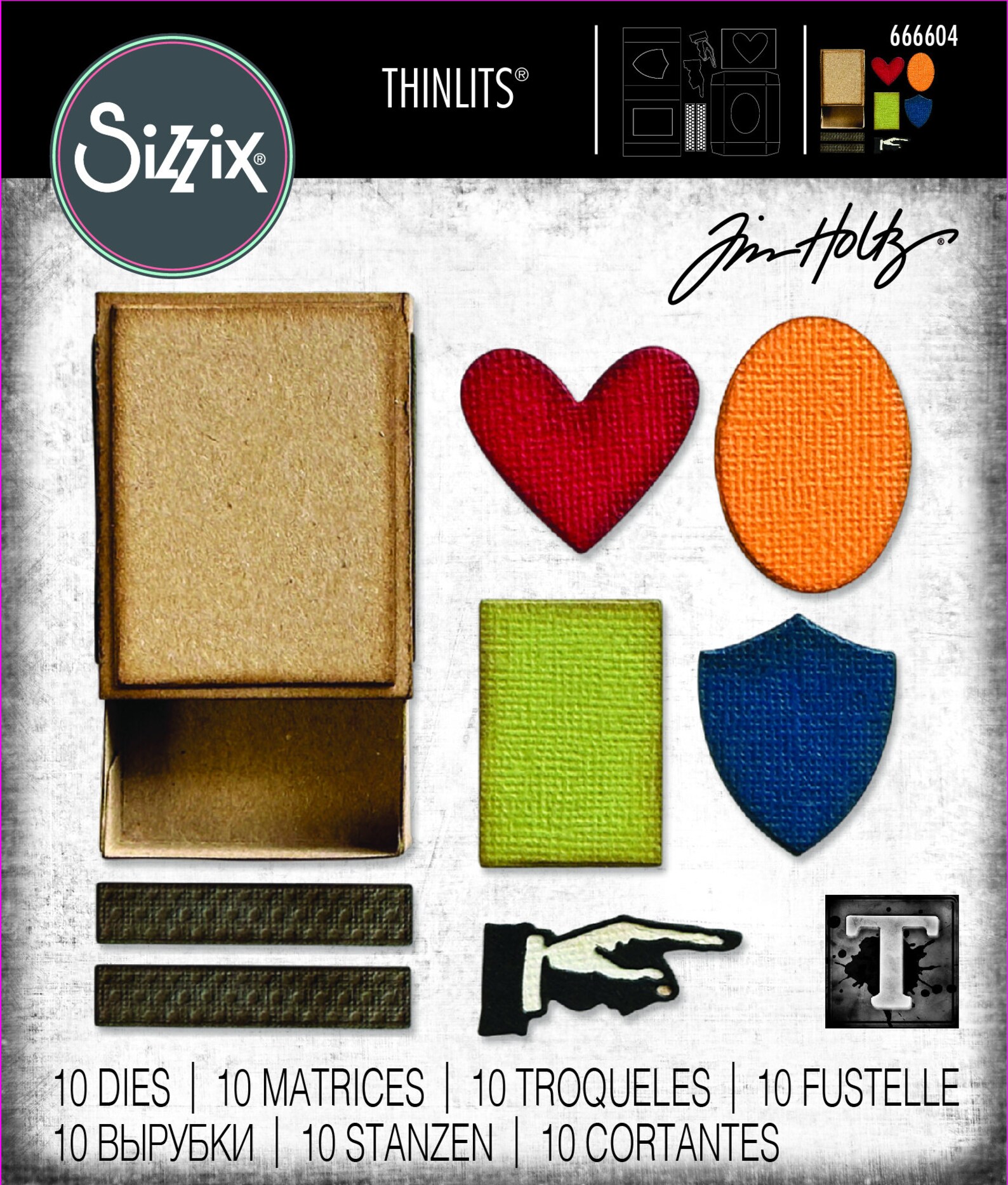 Tim Holtz 2024 Everyday Sizzix VAULT Thinlits Dies- U PICK (picture Show, Boutique, Matchbox ...