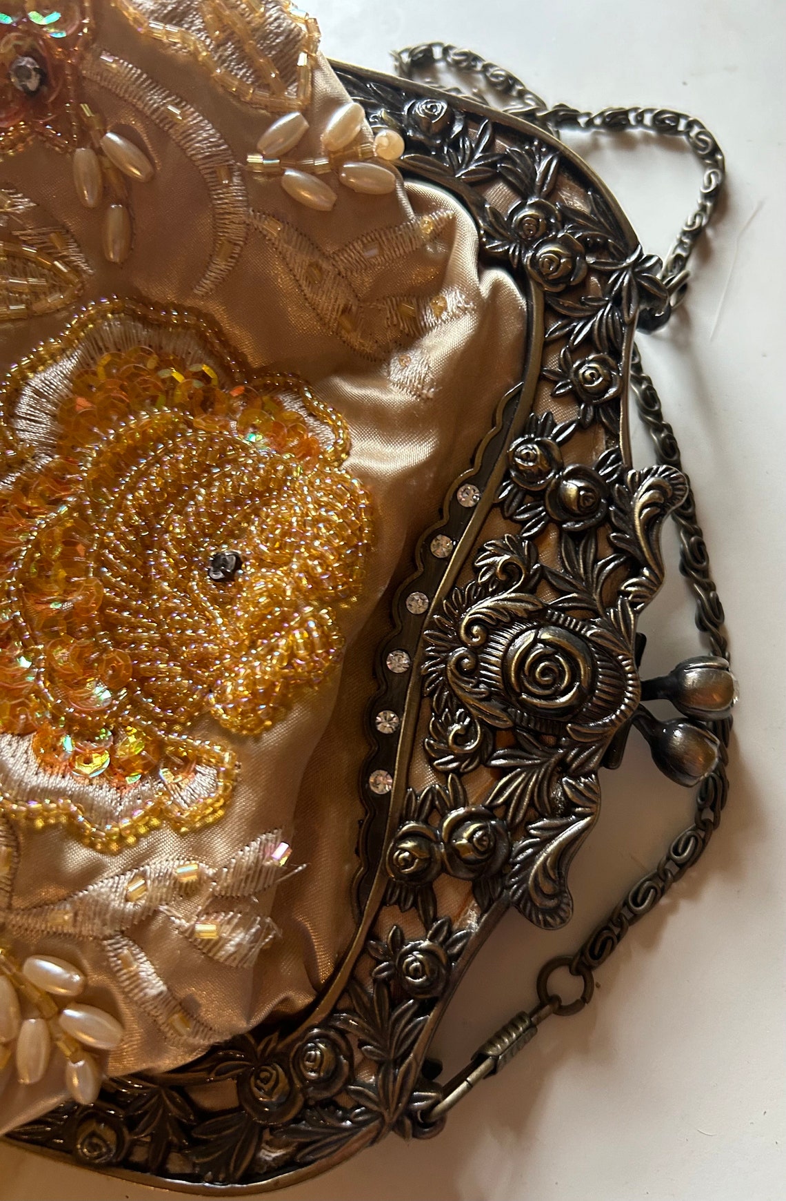 Vintage Victorian Look Evening Bag - Etsy