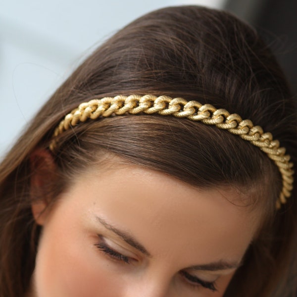 Chain Headband - Etsy