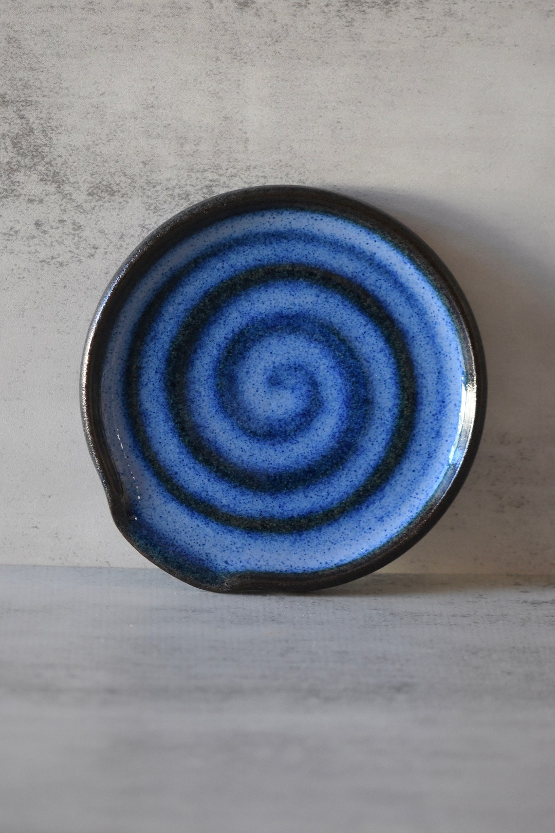 Pottery Spoon Rest, Ceramic Rustic Farmhouse Cottagecore Kitchen Decor ...