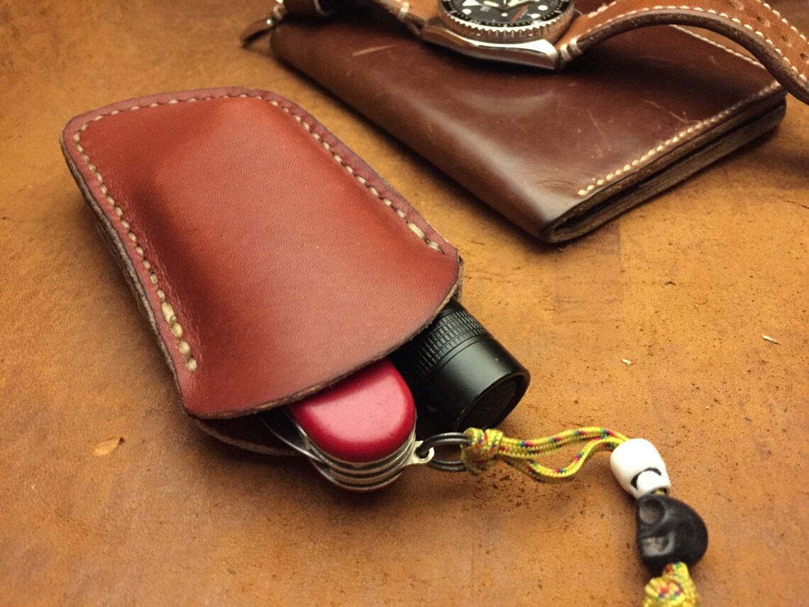EDC Pocket Organizer Leather Sheath EDC5 - Etsy