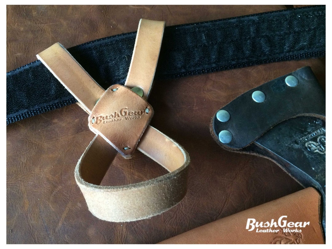 The "x" Leather Axe Belt Loop / Holster - Etsy