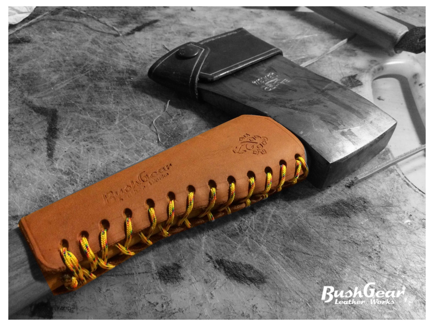 Handle Leather Guard / Haft Protection / Neck Guard for Boys Axe Size ...