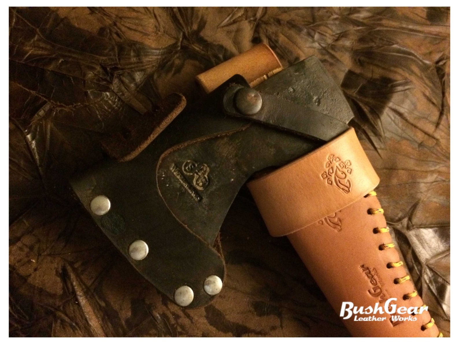 Leather Axe Belt Loop / Holster | Etsy