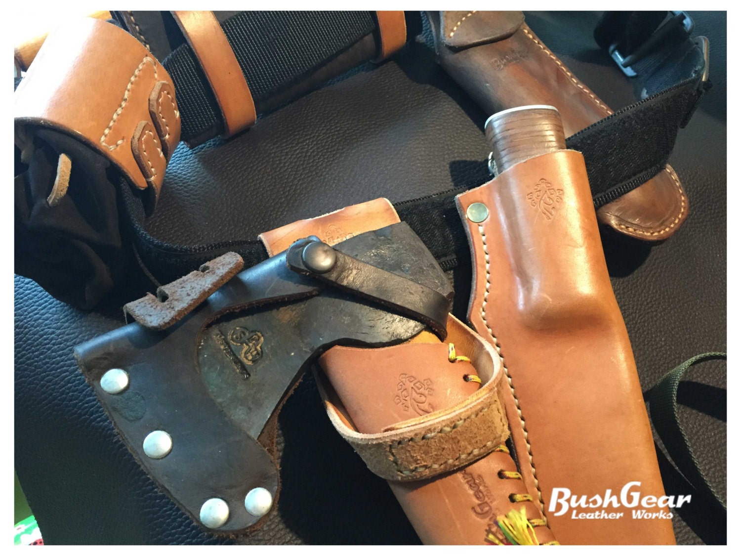 Leather Axe MOLLE / BELT Loop / Holster - Etsy