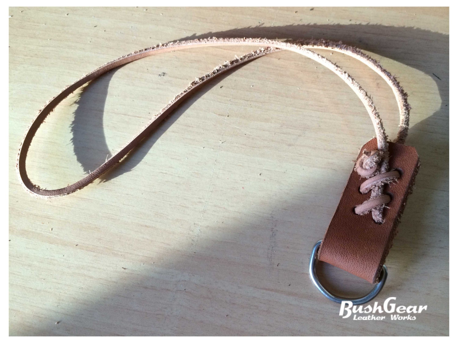 Leather Lanyard Keychain - Etsy