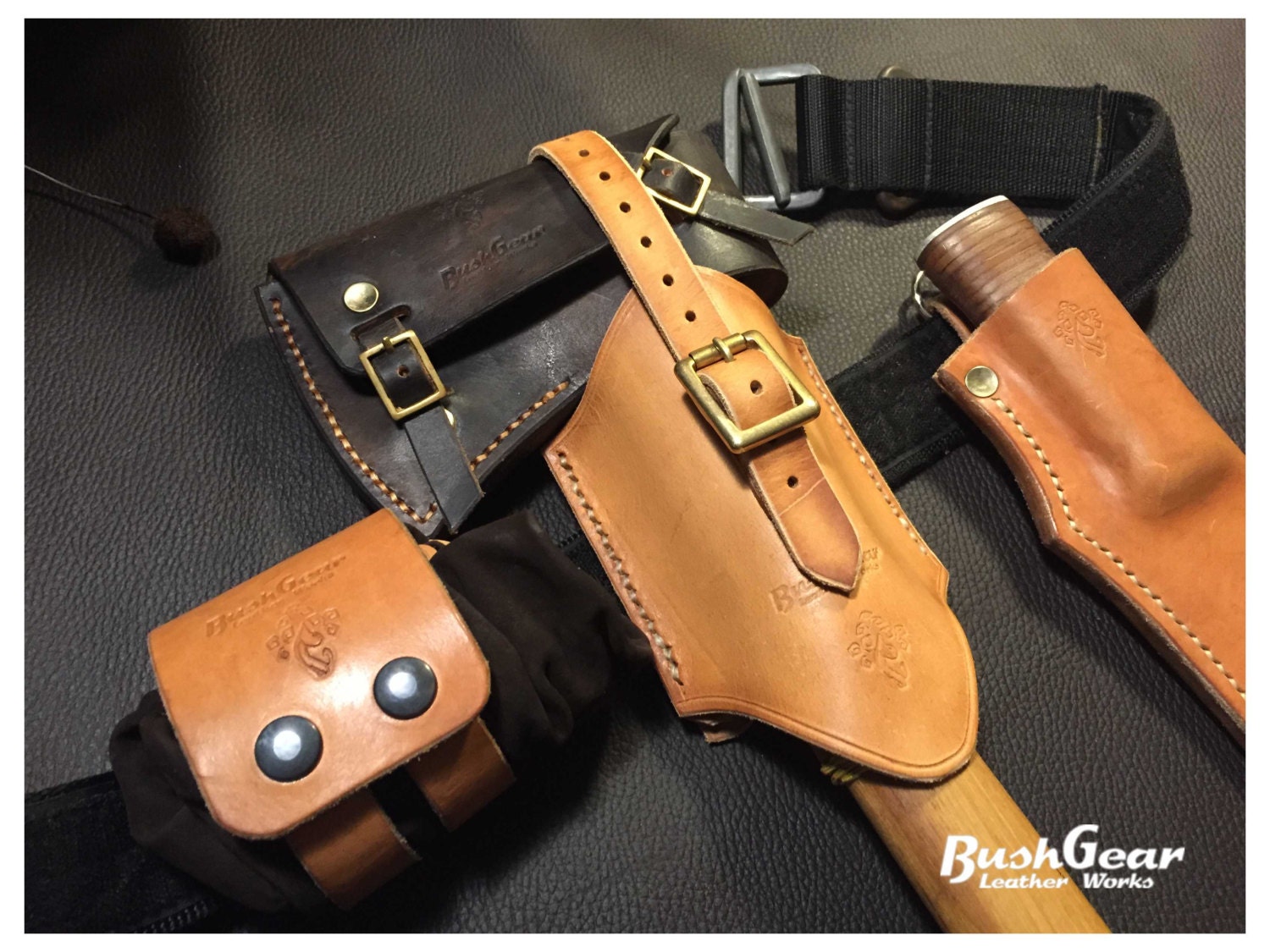 Leather Axe MOLLE / BELT Loop / Holster - Etsy