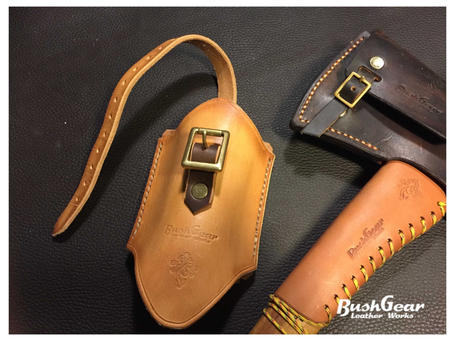 Leather Axe MOLLE / BELT Loop / Holster - Etsy