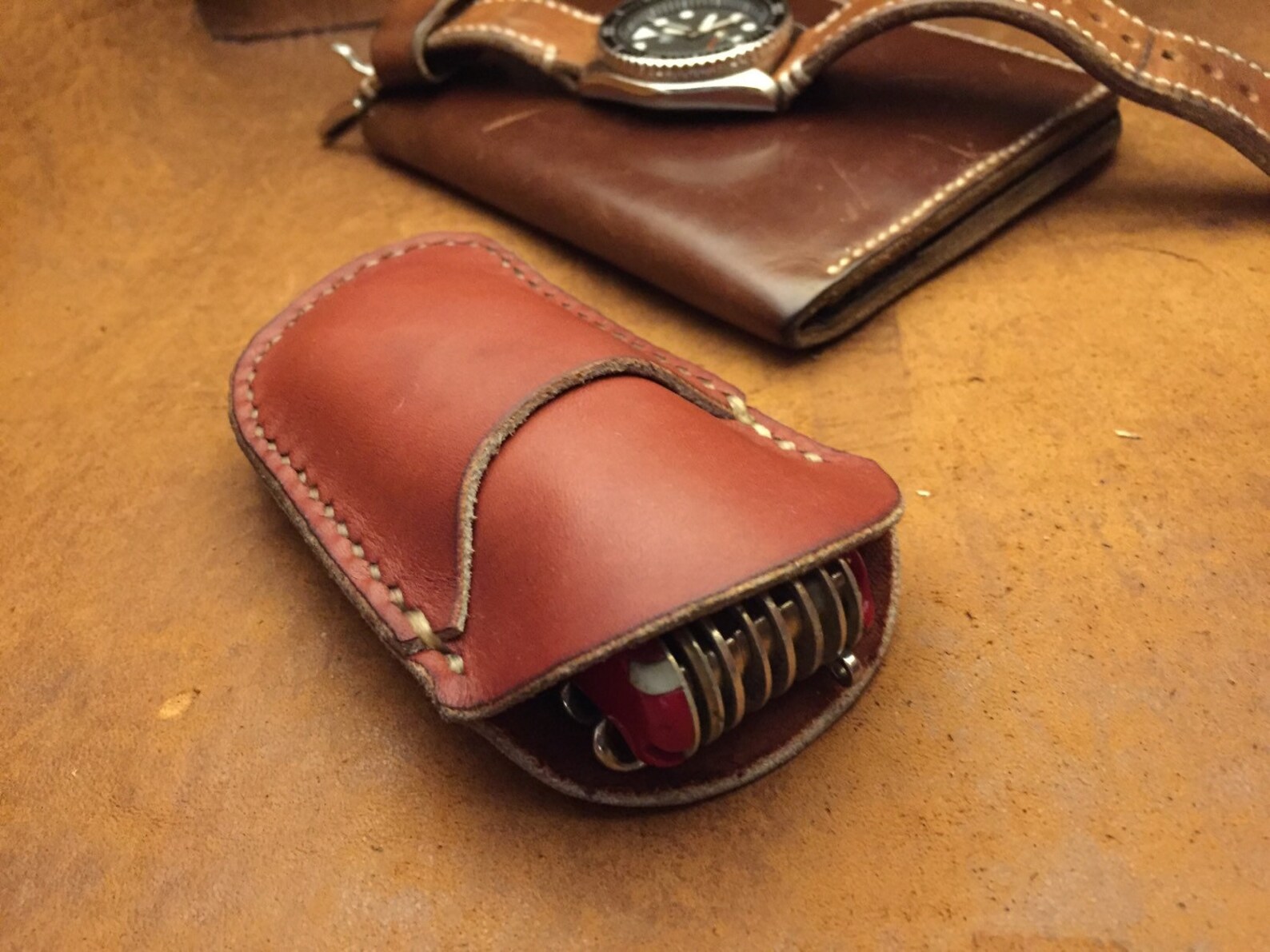 EDC Pocket Organizer Leather Sheath EDC5 - Etsy