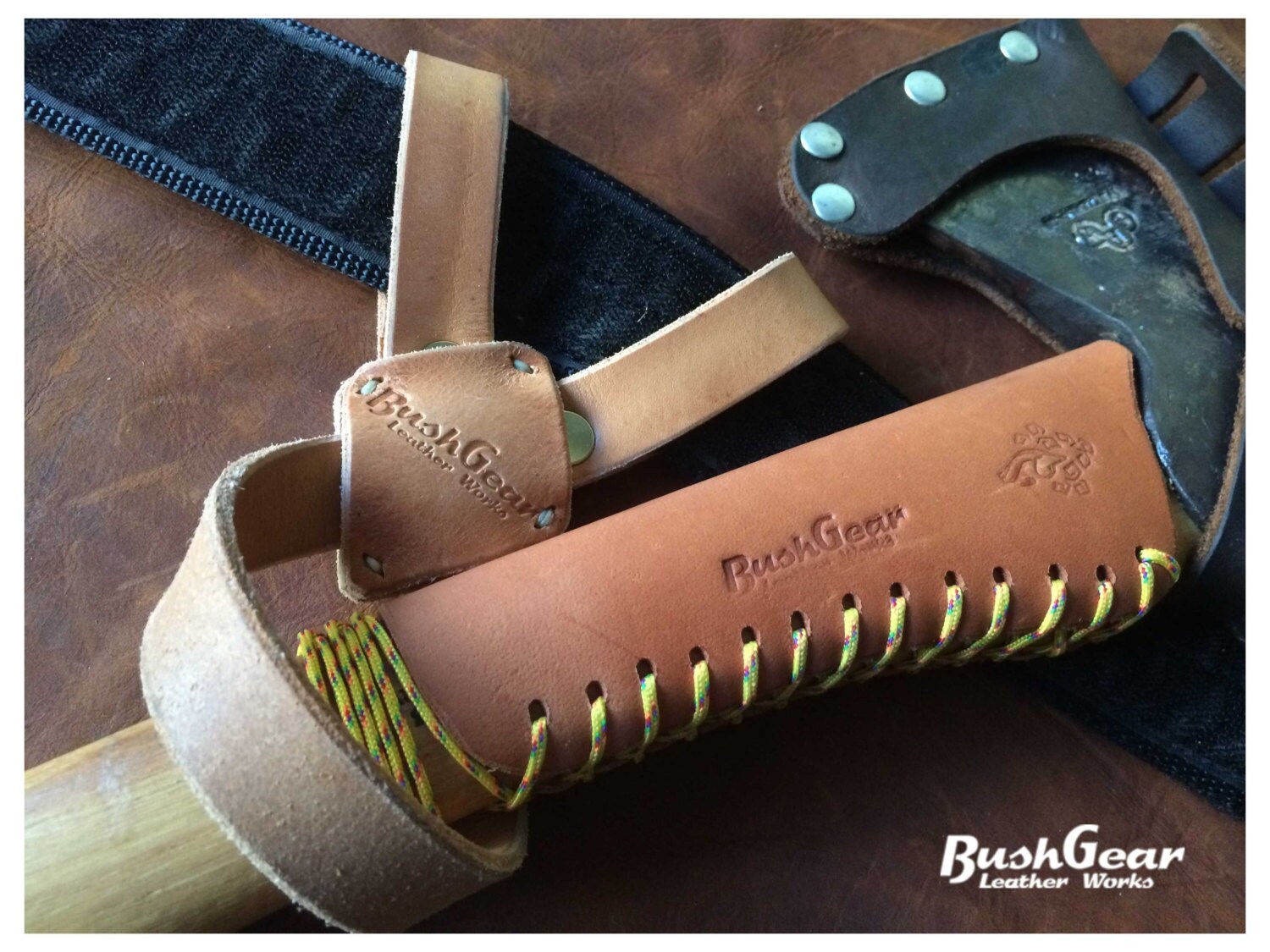 The x Leather Axe Belt Loop / Holster - Etsy