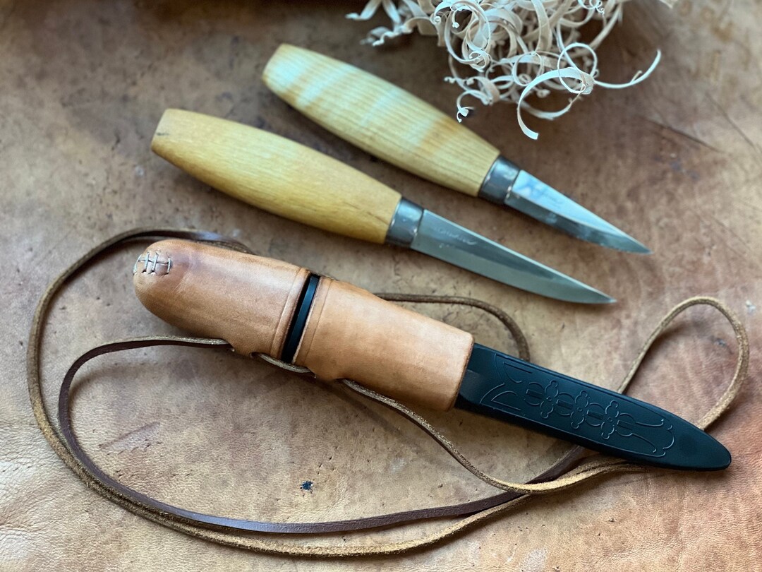 Leather Sheath Hood for Mora Carving Knife 120 & 106 - Etsy