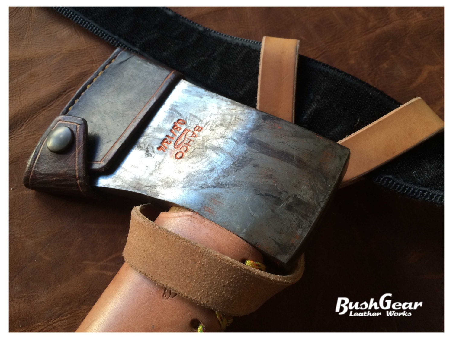 The x Leather Axe Belt Loop / Holster - Etsy