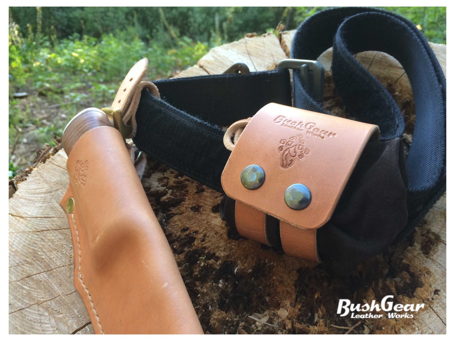 Handmade Leather Folding Pouch | Etsy