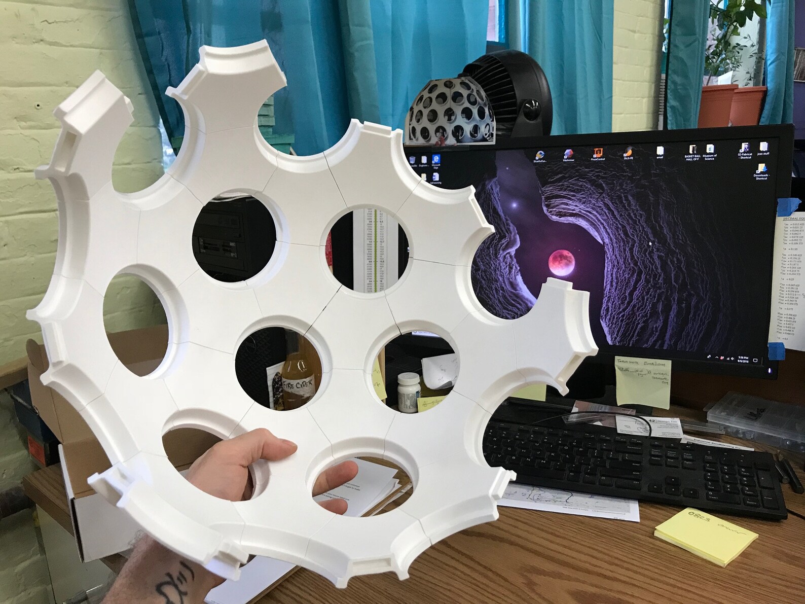 Fly's Eye Geodesic Dome Model 3D Printed Model Kit MADE - Etsy