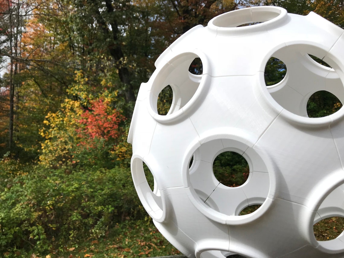 Fly's Eye Geodesic Dome Model 3D Printed Model Kit MADE - Etsy