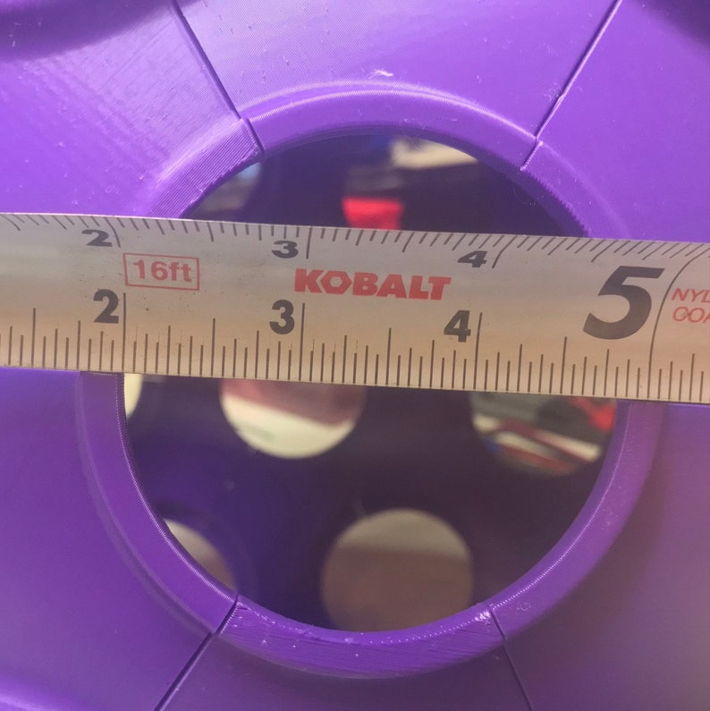 Fly's Eye Geodesic Dome Model (3D Printed Model Kit ) " Midnight Purple ...