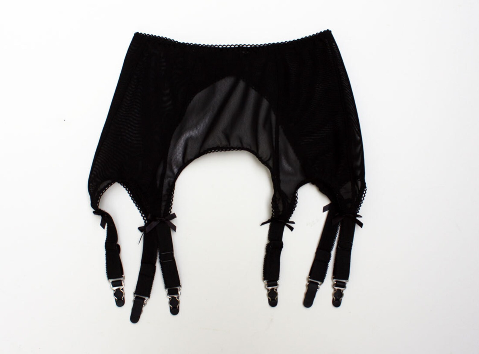 Batwing. High Waisted 6 Garter Belt // Mesh Garterbelt - Etsy