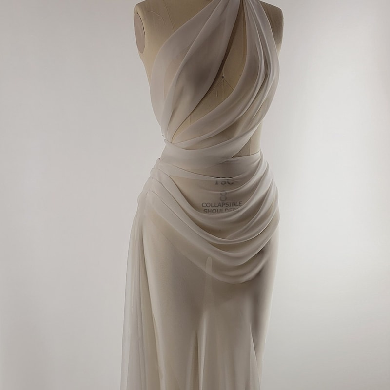 Draped Wedding Dress - Etsy
