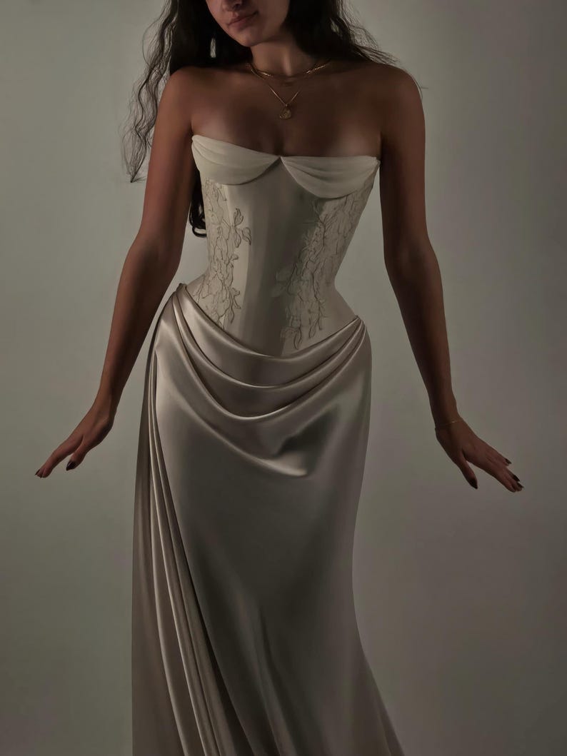 ELENA | Pre-order Custom Bridal Cream Ivory off White French Chantilly ...