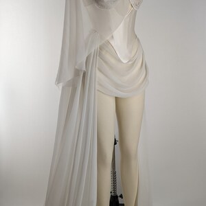 ANDREA | Pre-order off White Basque Waist Corset Belt Embroidered ...