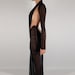 Pre-order Custom Black Sheer Mesh Backless Deep V Long Sleeves - Etsy