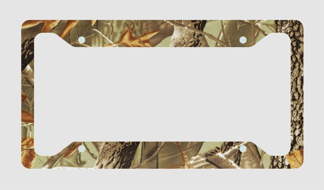 Woods Camouflage License Plate Frame - Etsy
