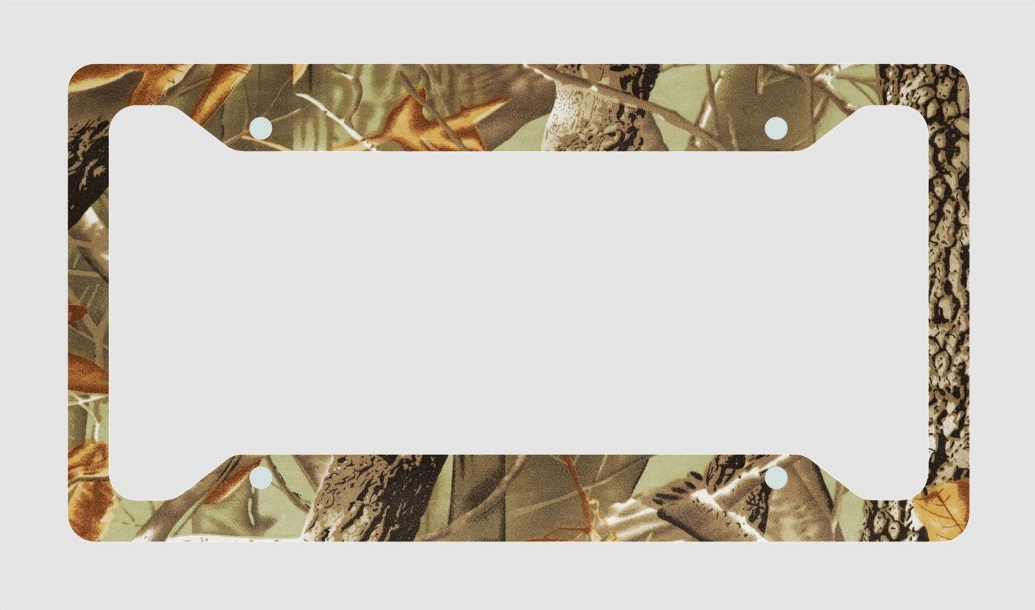 Woods Camouflage License Plate Frame - Etsy