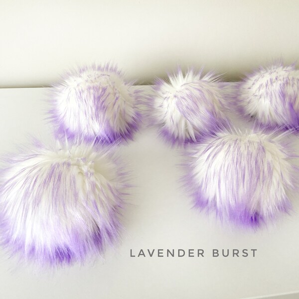 Purple Pompom - Etsy