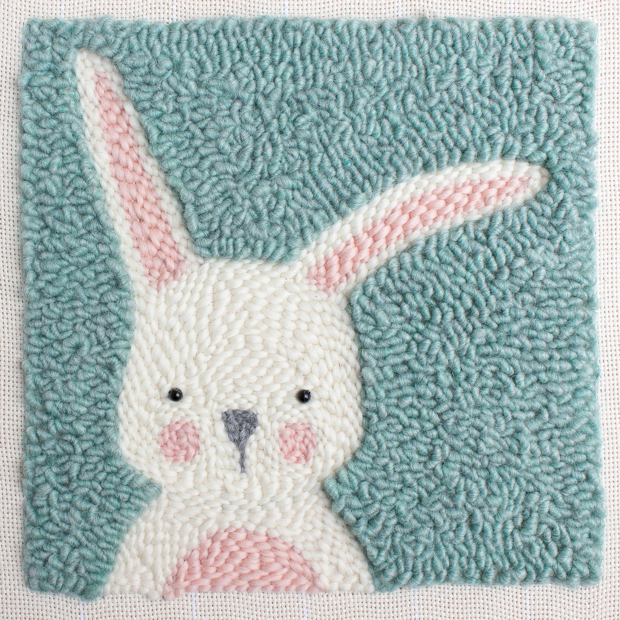 Punch Needle Bunny Pattern Beginner Pattern & Tutorial PDF | Etsy