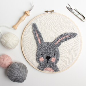 Punch Needle Bunny Pattern | Beginner Pattern & Tutorial | PDF FILE ...