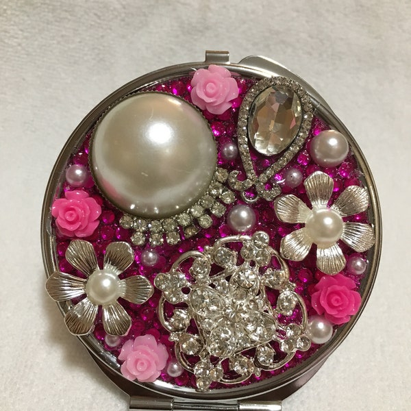 Bling Compact Mirror - Etsy