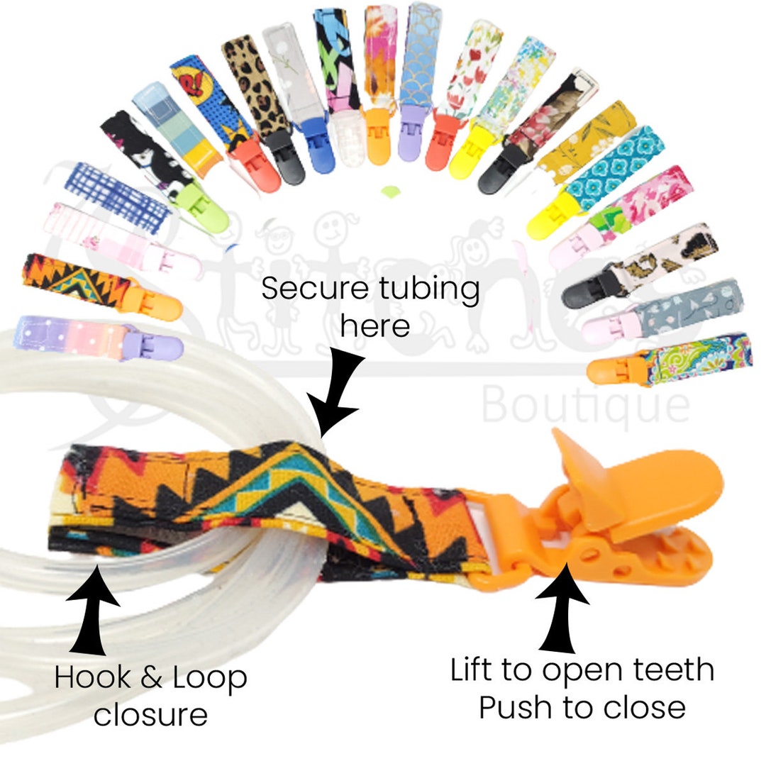 Tube Clips to Help Hold Tubes and Keep Them Separated-chemo and Drain ...