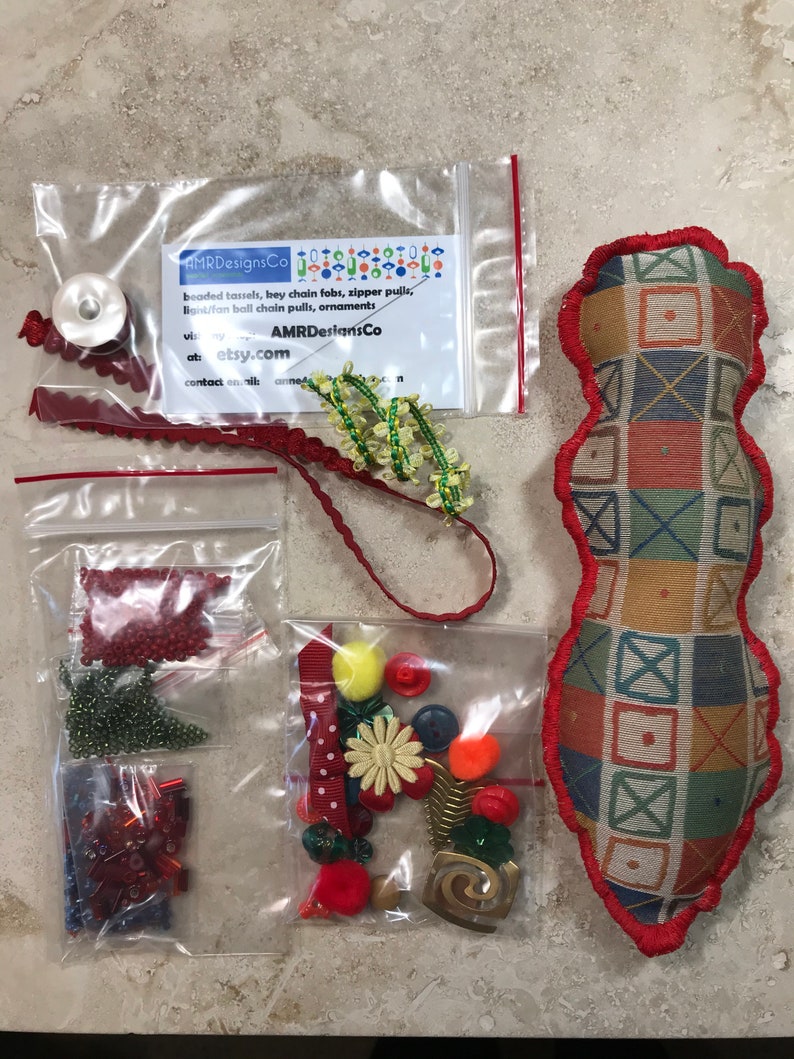 Spirit Totem Kit - Red Checkers Goddess - DIY Totem Doll, Figure to ...