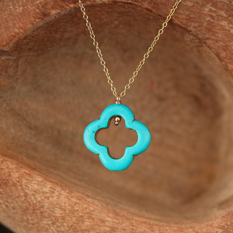 Turquoise Clover - Etsy
