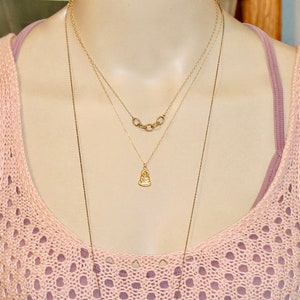 Buddha Necklace: Zen Yoga Meditation Jewelry, Gautama Pendant, 14k Gold ...