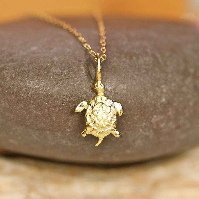 Turtle Necklace - Etsy